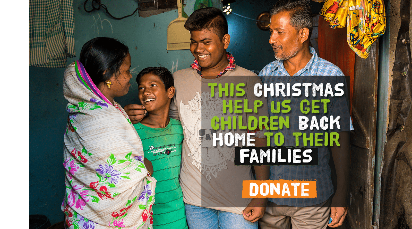 Back home for Christmas - Railway Children India